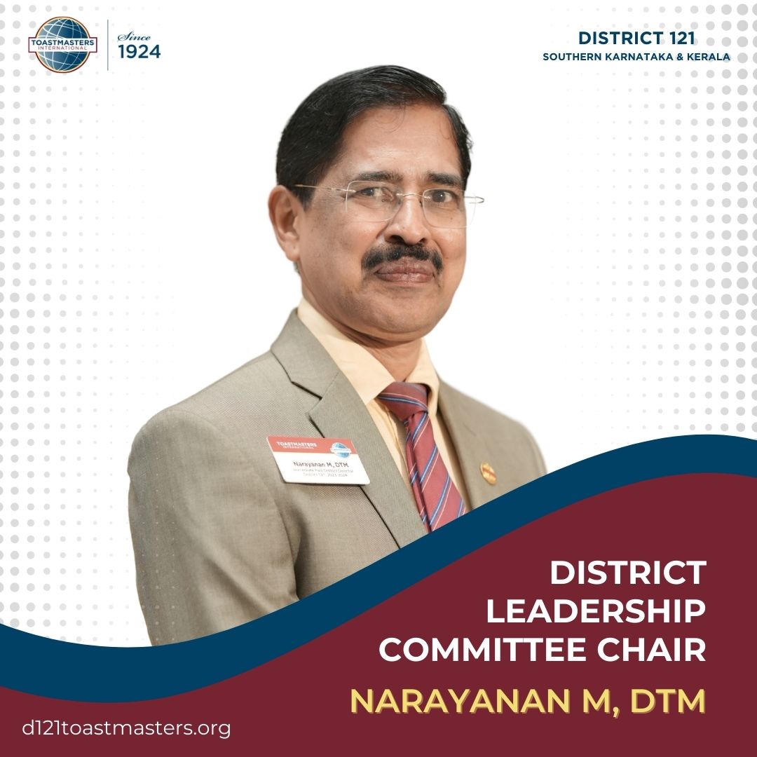 District Director’s Appointments – District 121 | Toastmasters ...